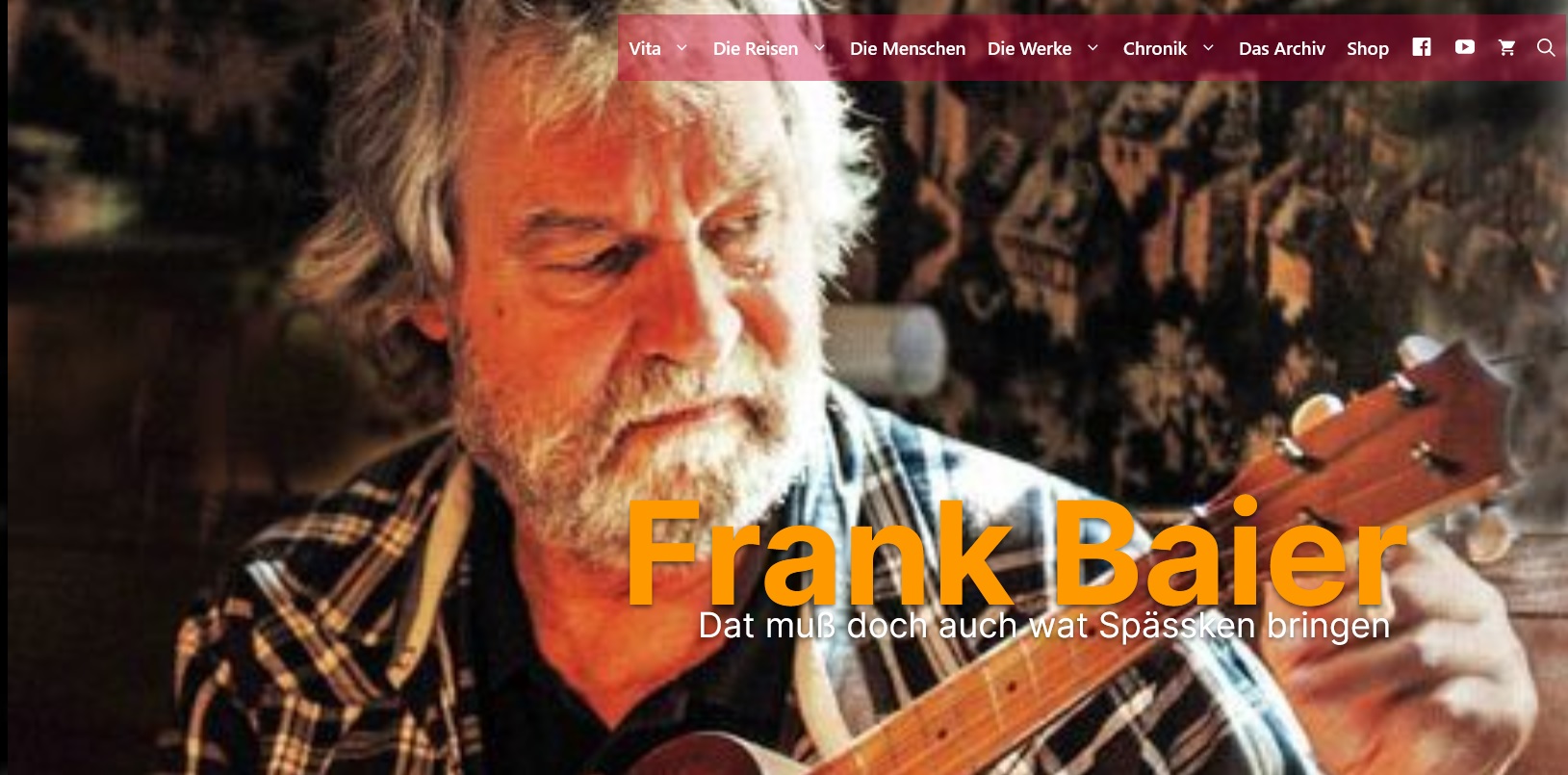 Neue Webseite über Frank Baier – Peter Rohland Stiftung